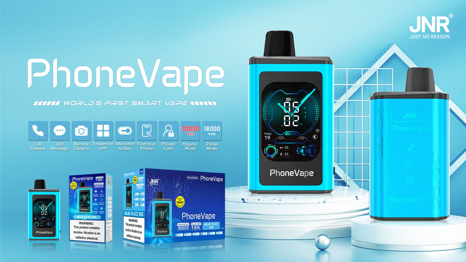 JNR Phonevape 30000 Caja De 10 | Vapes Europe